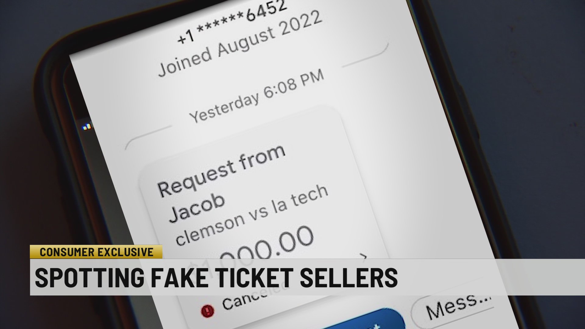 Spotting fake ticket sellers – WSPA 7NEWS