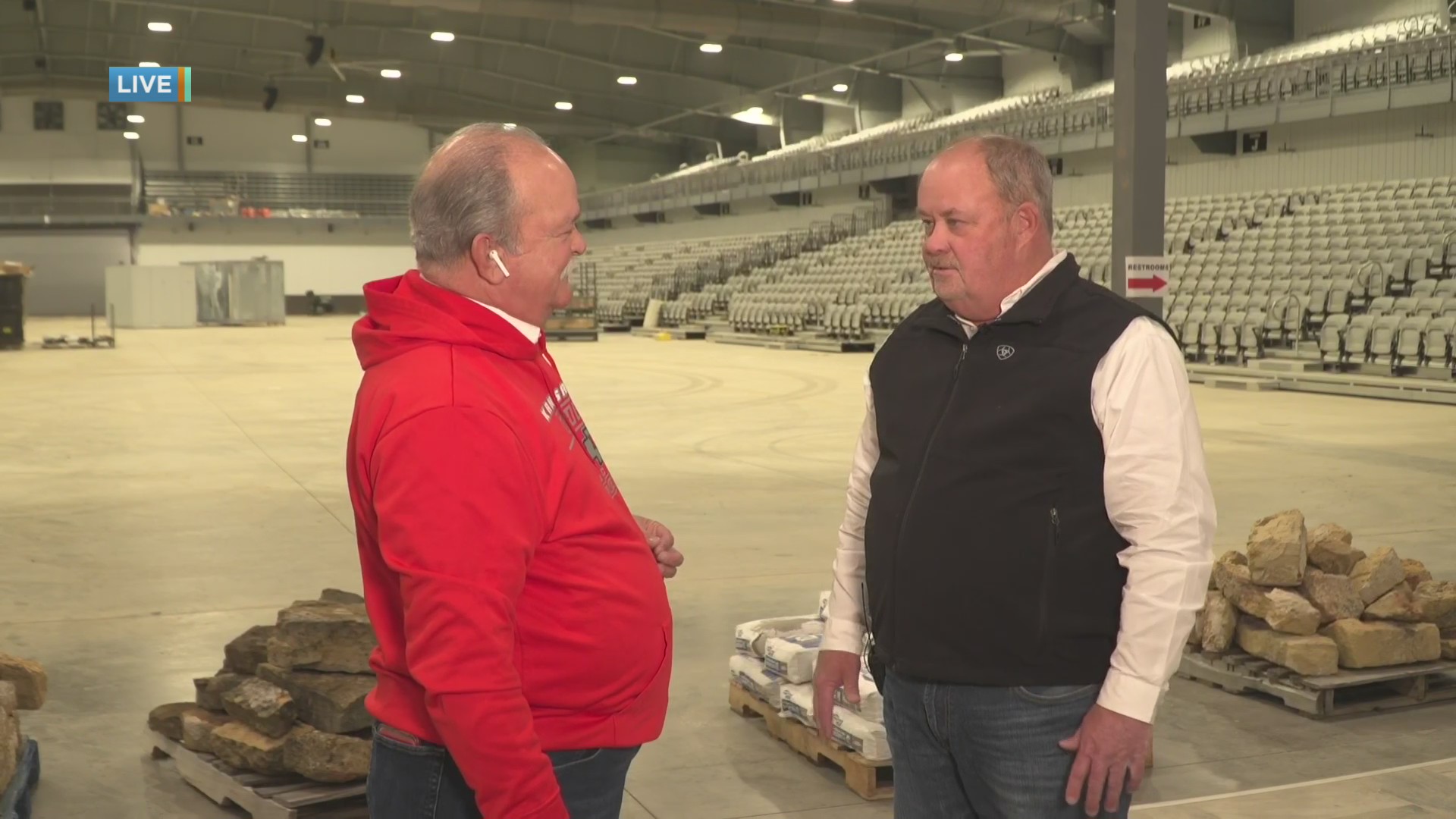 Tom pays a visit to the new Wilson Logistics Arena part 1 – KOLR ...