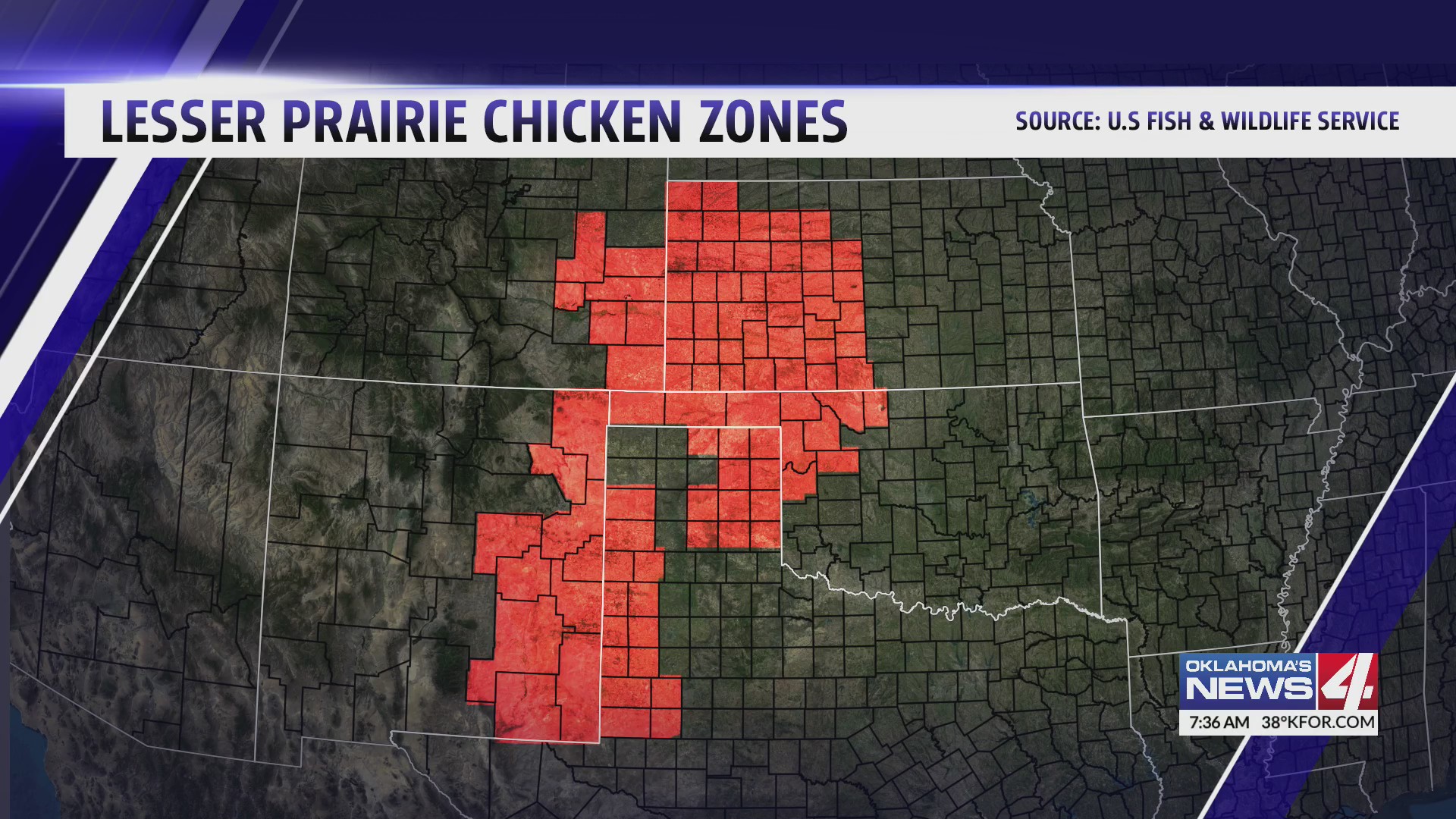 Lesser prairie chicken zones – KFOR.com Oklahoma City