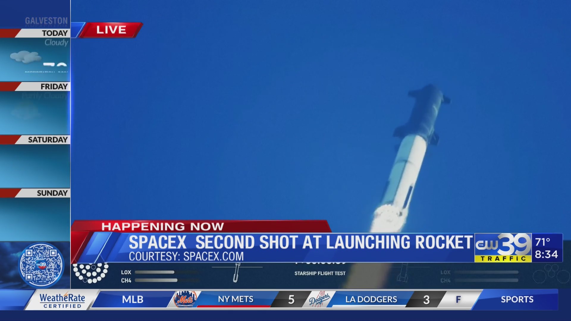 CW39 | The ONLY Houston station that broadcasted SpaceX Starship rocket ...