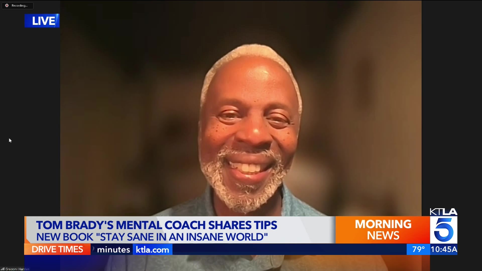 Life coach Greg Harden discusses new book, ‘Stay Sane in an Insane ...