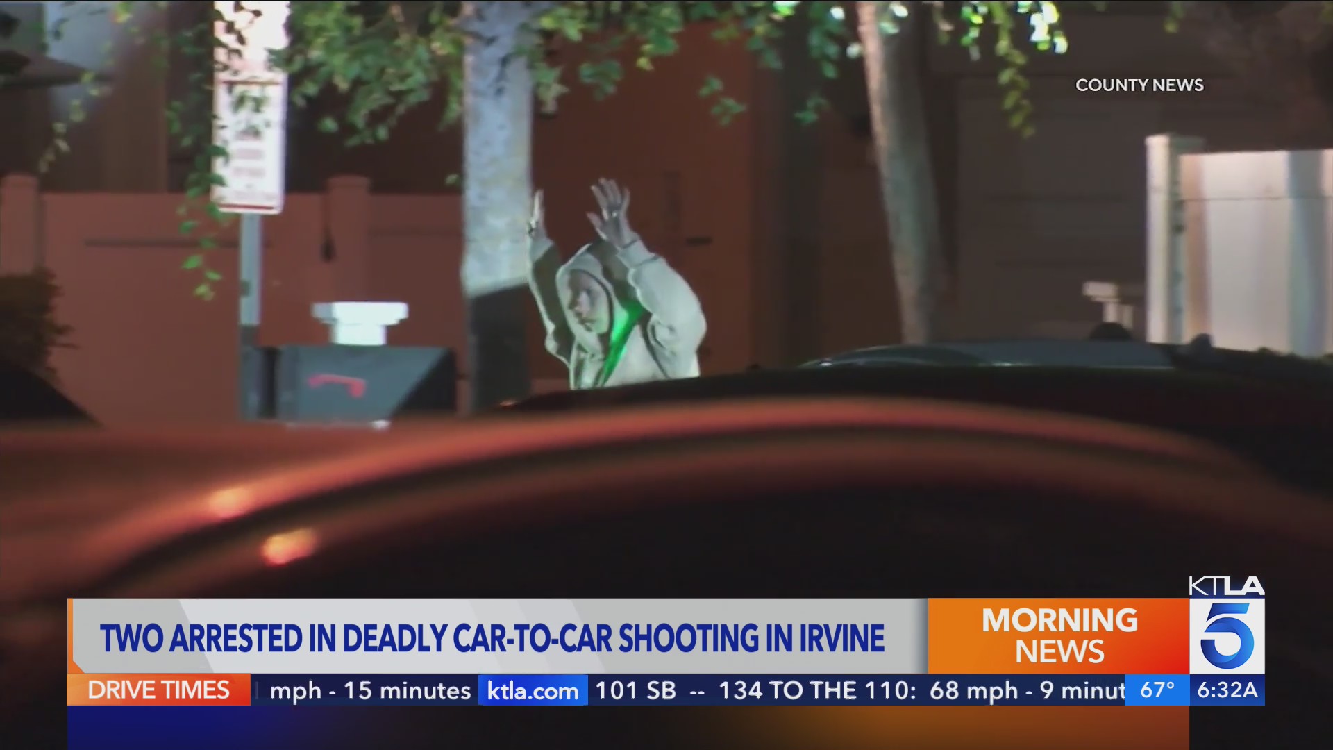 2 arrested for deadly shooting in Irvine – KTLA