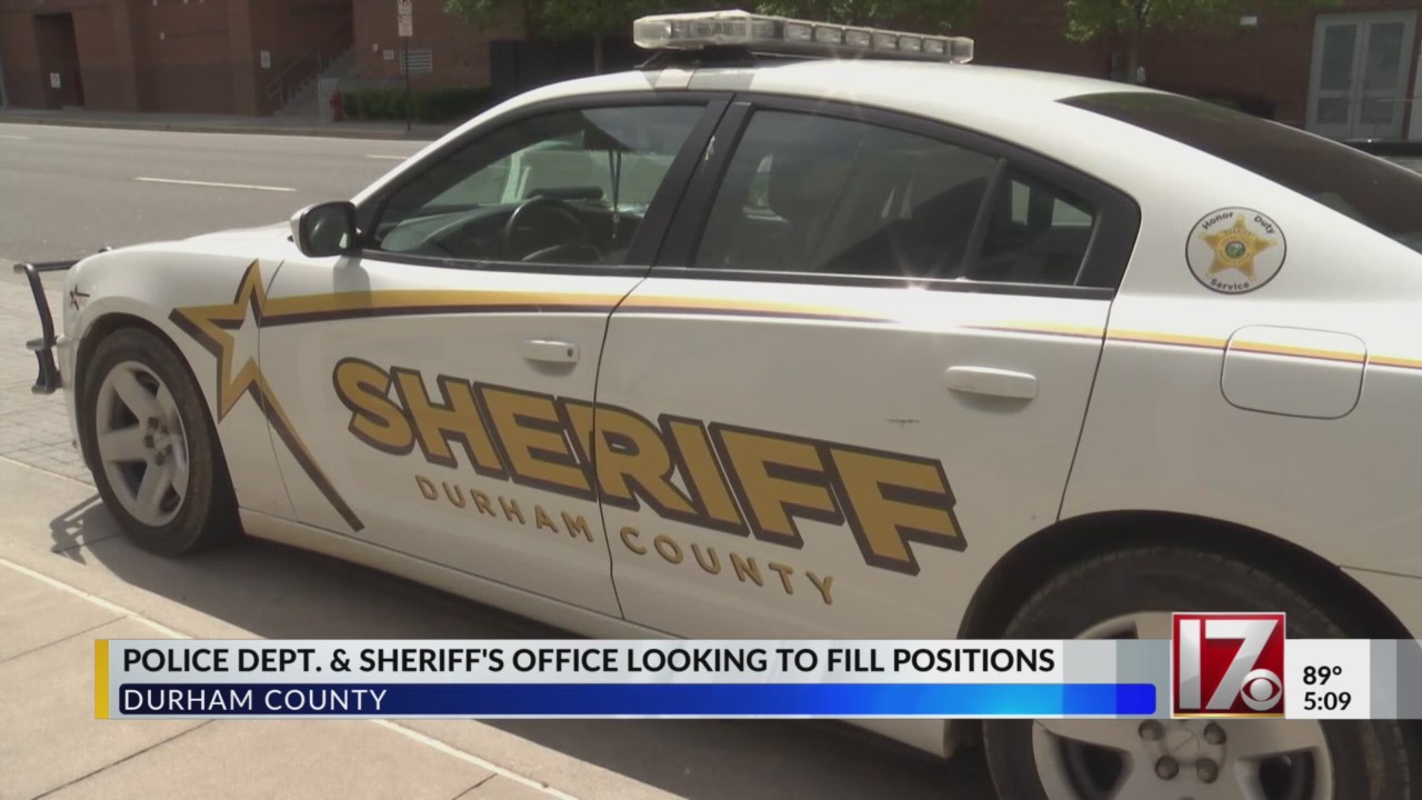 Job Alert: Durham PD, Sheriff’s Office looking to hire – CBS17.com