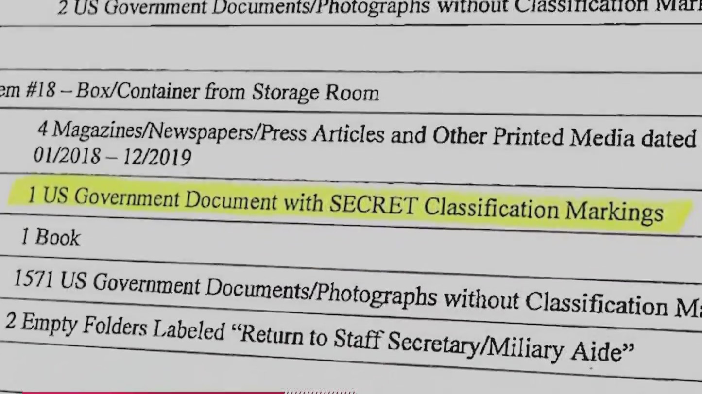 DOJ: FBI seized empty folders labeled ‘classified’ during Mar-a-Lago ...