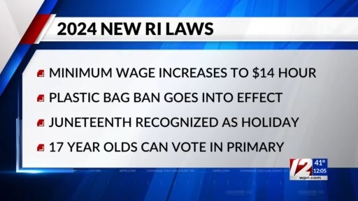 A look at new RI laws set to take effect in 2024 – WPRI.com