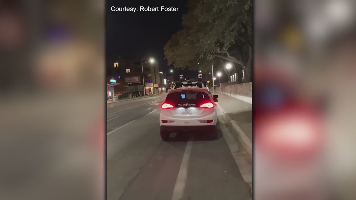 Austin cyclist captures video of self-driving car veering into bike ...
