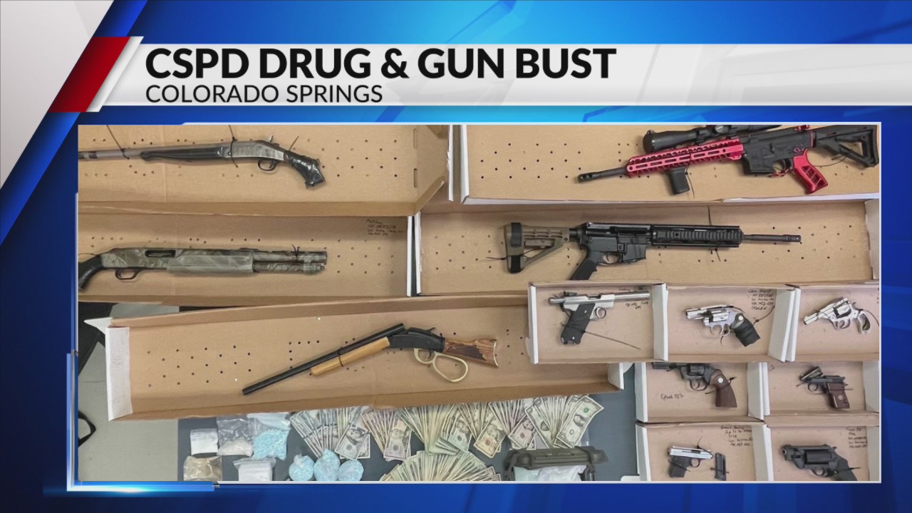 CSPD narcotics unit makes large drug, weapons bust – FOX21 News Colorado