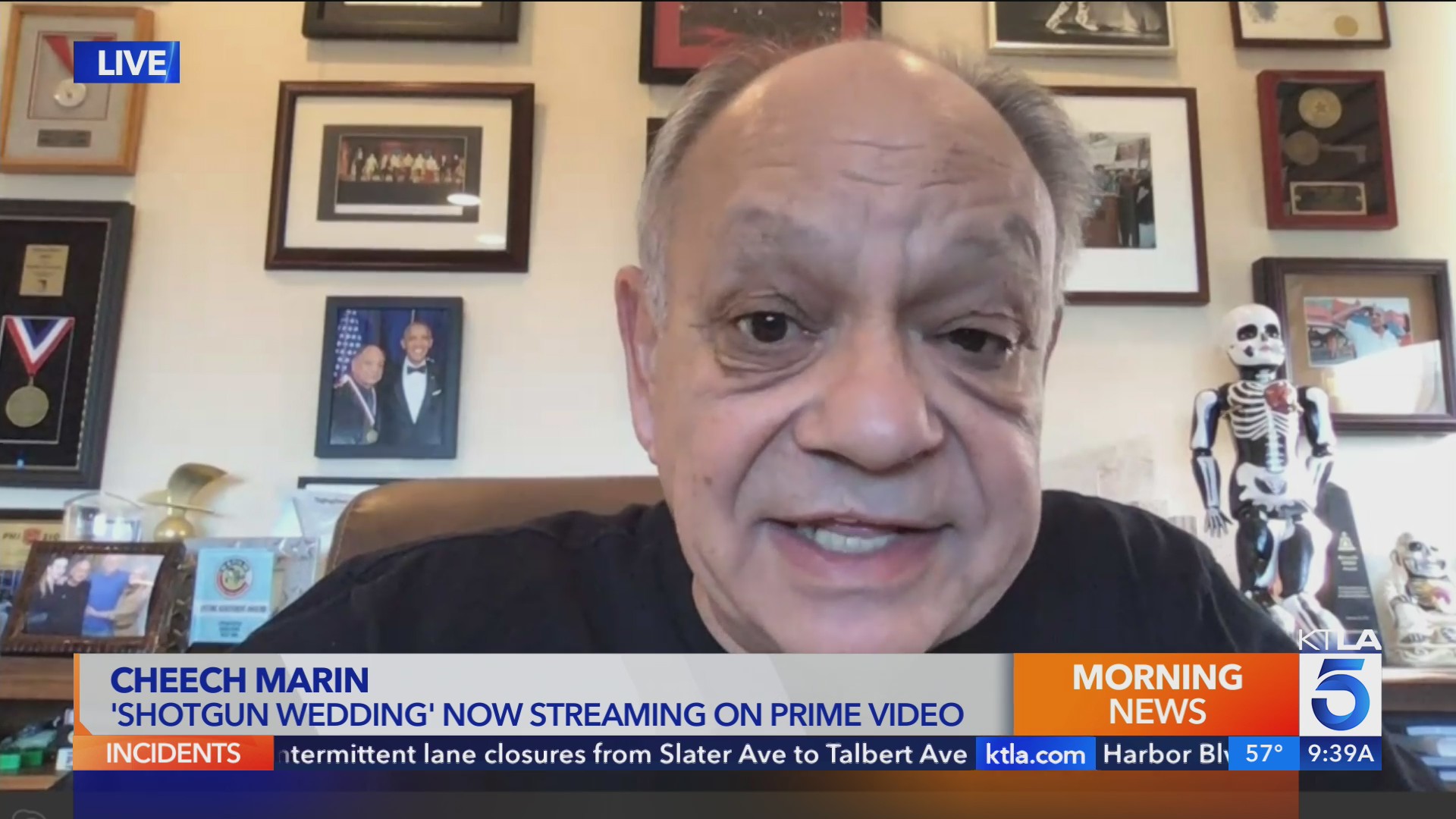Cheech Marin talks playing Jennifer Lopez’s dad in ‘Shotgun Wedding’ – KTLA