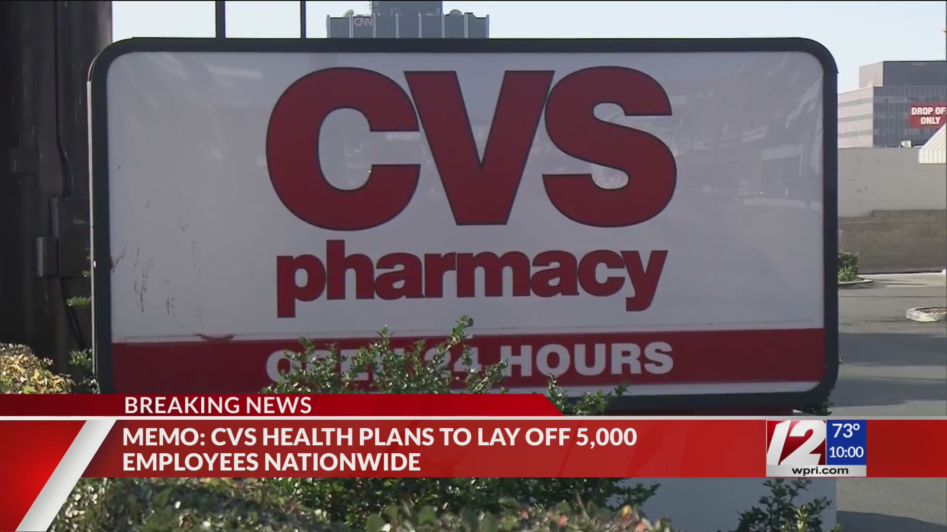 Memo: CVS plans to lay off 5,000 nationwide – WPRI.com