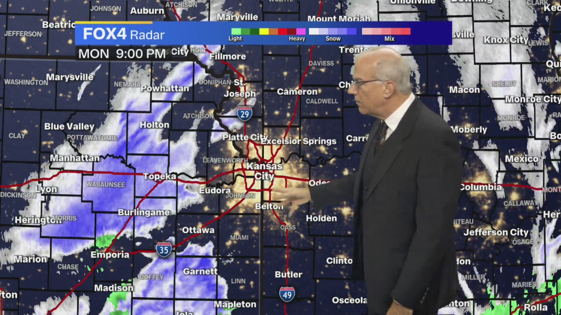 Monday night forecast – FOX 4 Kansas City WDAF-TV | News, Weather, Sports