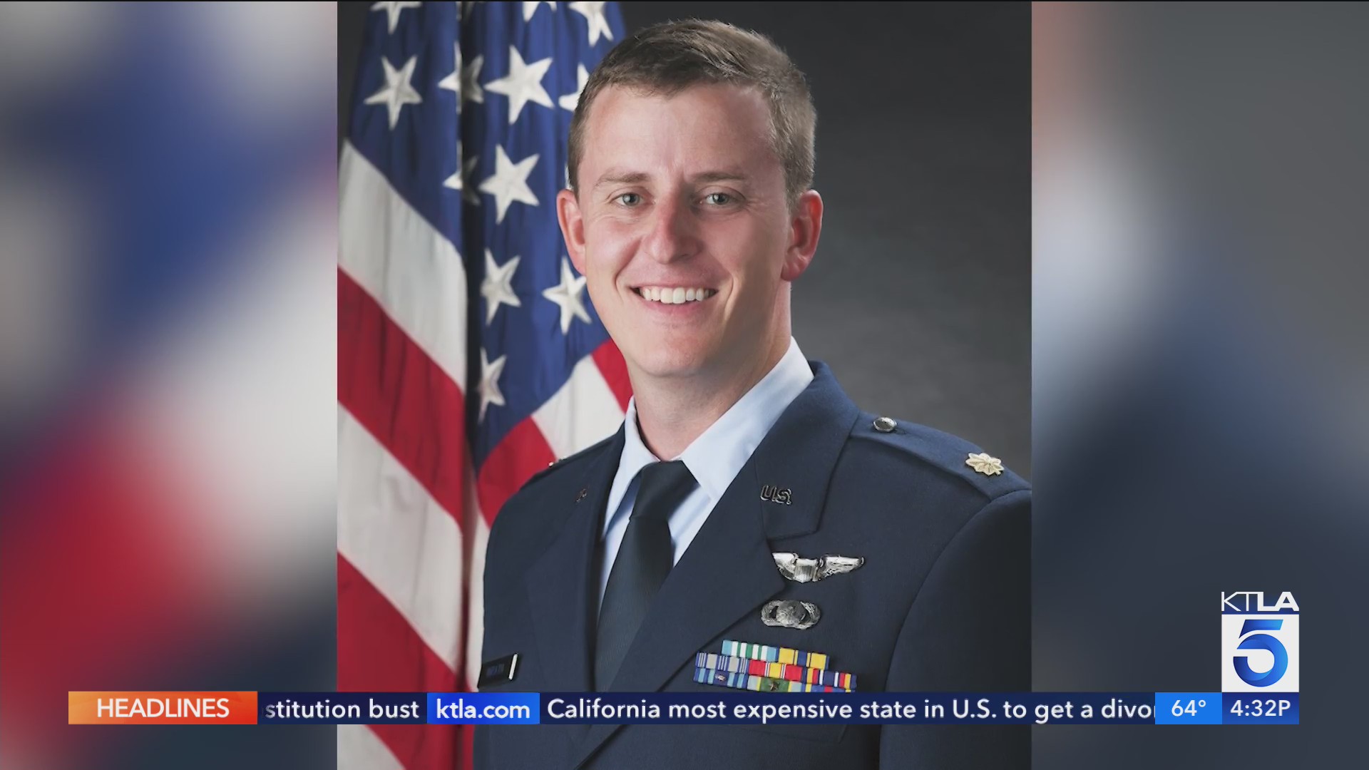 Procession honors Southern California Air Force major killed in Osprey ...