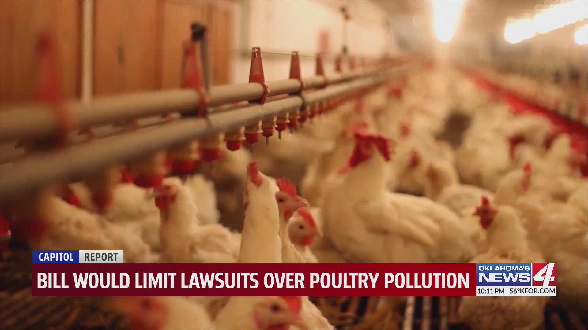 Bill would limit lawsuits over poultry pollution – KFOR.com Oklahoma City
