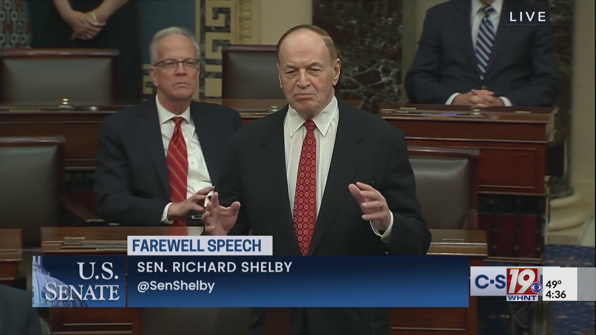 Senator Shelby Says Goodbye – WHNT.com