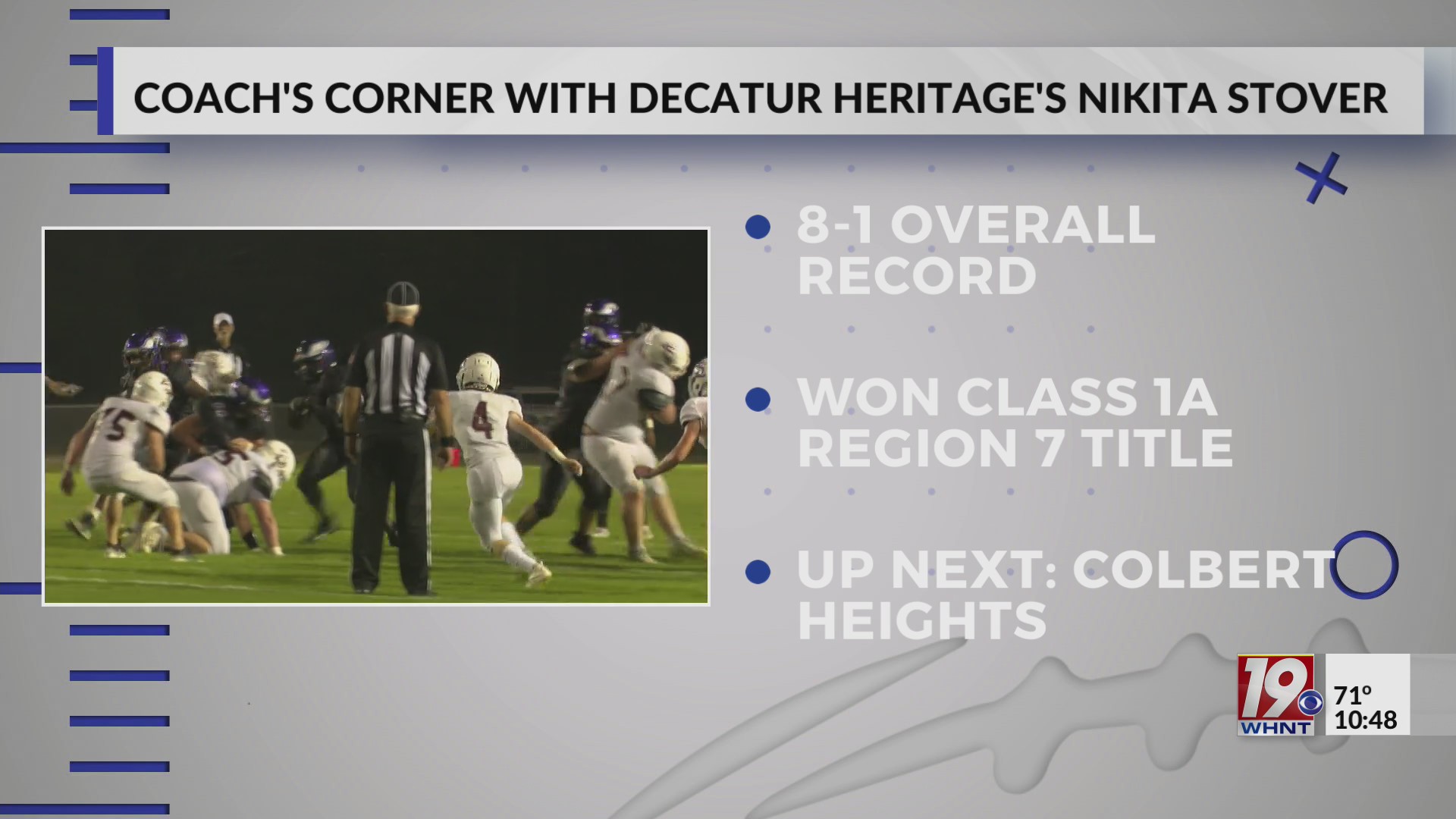 Coach’s Corner with Decatur Heritage’s Nikita Stover | October 27, 2023 ...