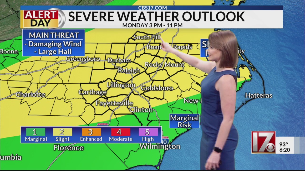 Rachel Duensing’s Sunday night weather forecast – CBS17.com