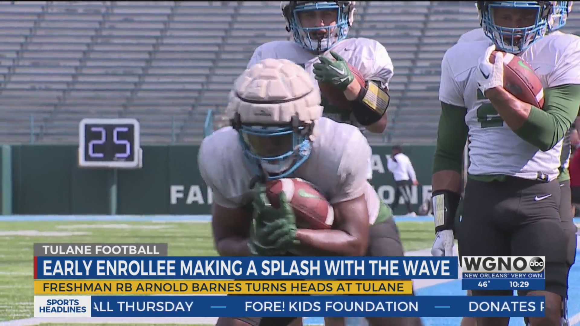 Tulane Football: Early enrollee making a splash with the Wave – WGNO