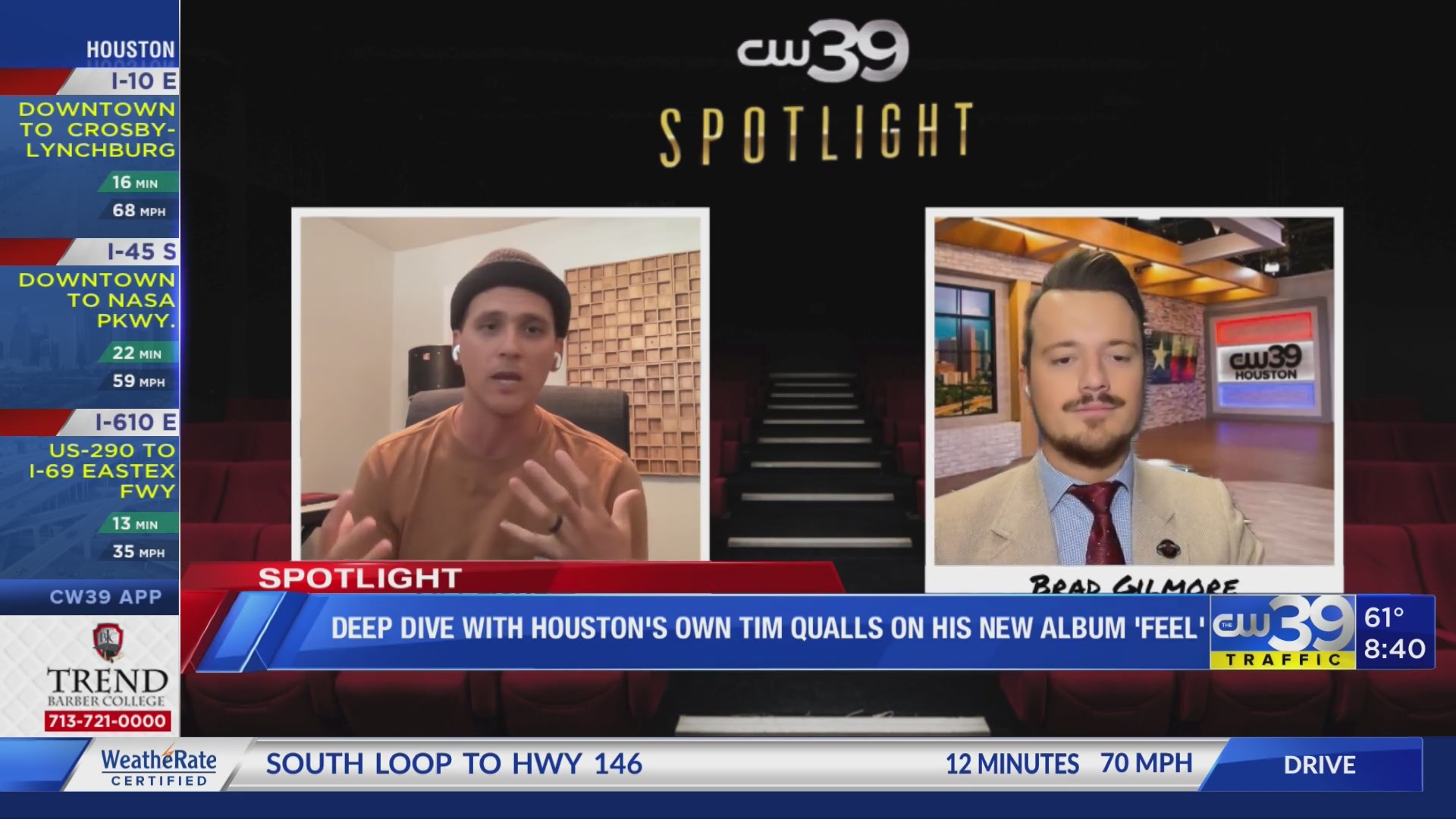 Deep Dive with Houston’s Own Tim Qualls on His New Album ‘FEEL’ | CW39 ...