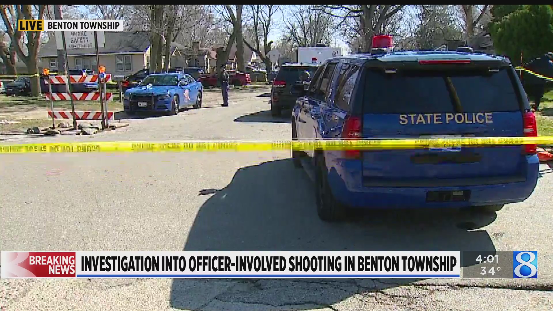 MSP: Suspect shot by trooper after hitting officer with vehicle in ...