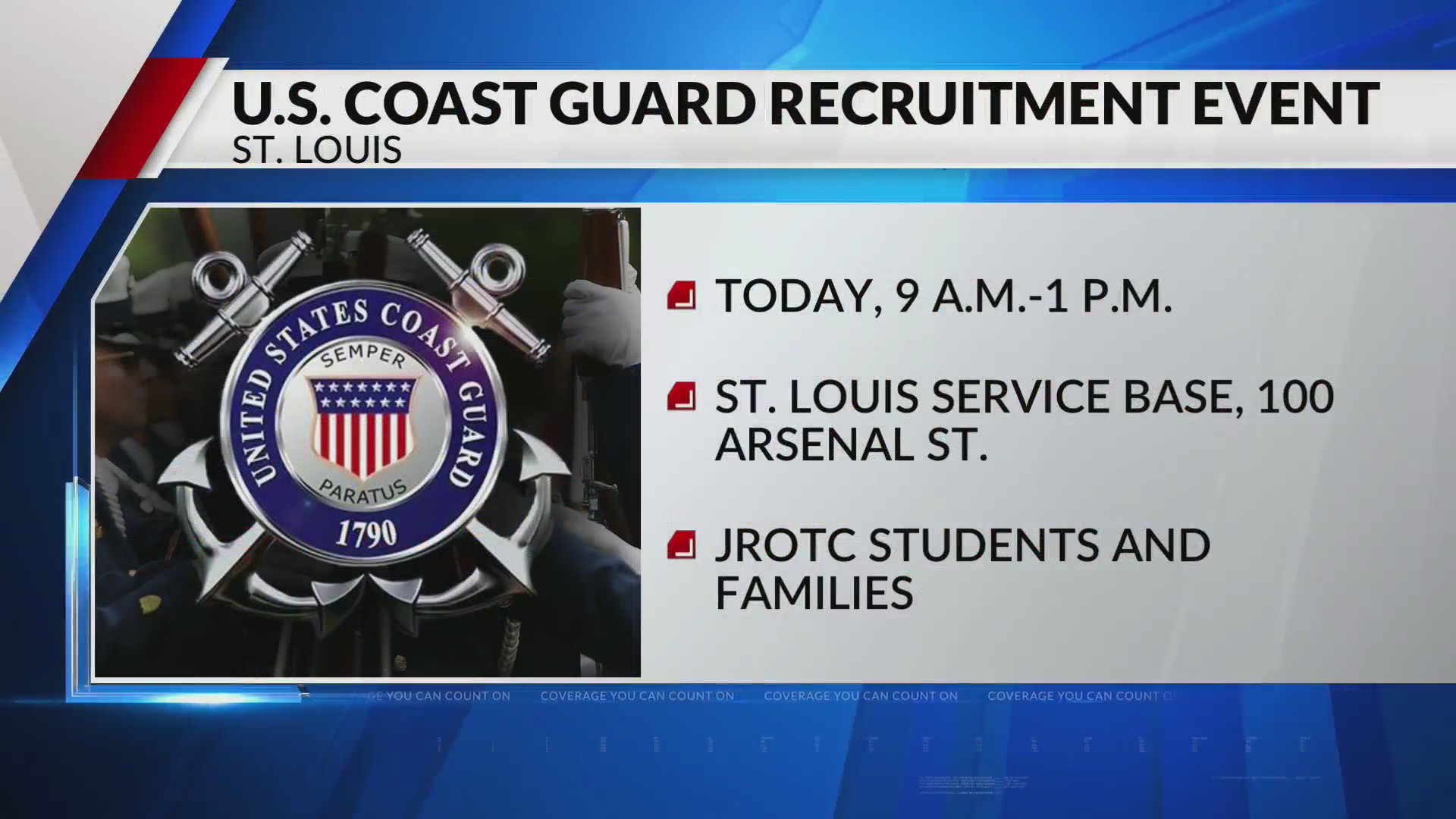 U.S. Coast Guard of St. Louis hosting recruiting event today – FOX 2