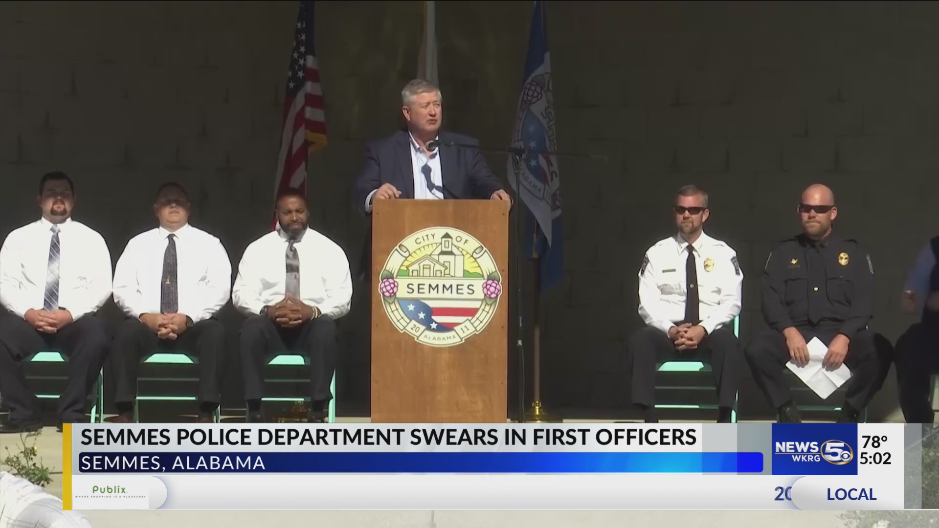 Semmes swears in the city’s first police officers – WKRG News 5