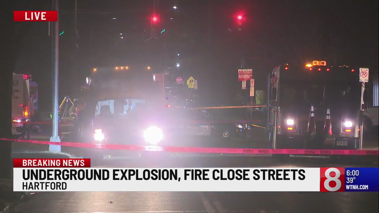 Underground fire, explosion closes Hartford streets – WTNH.com