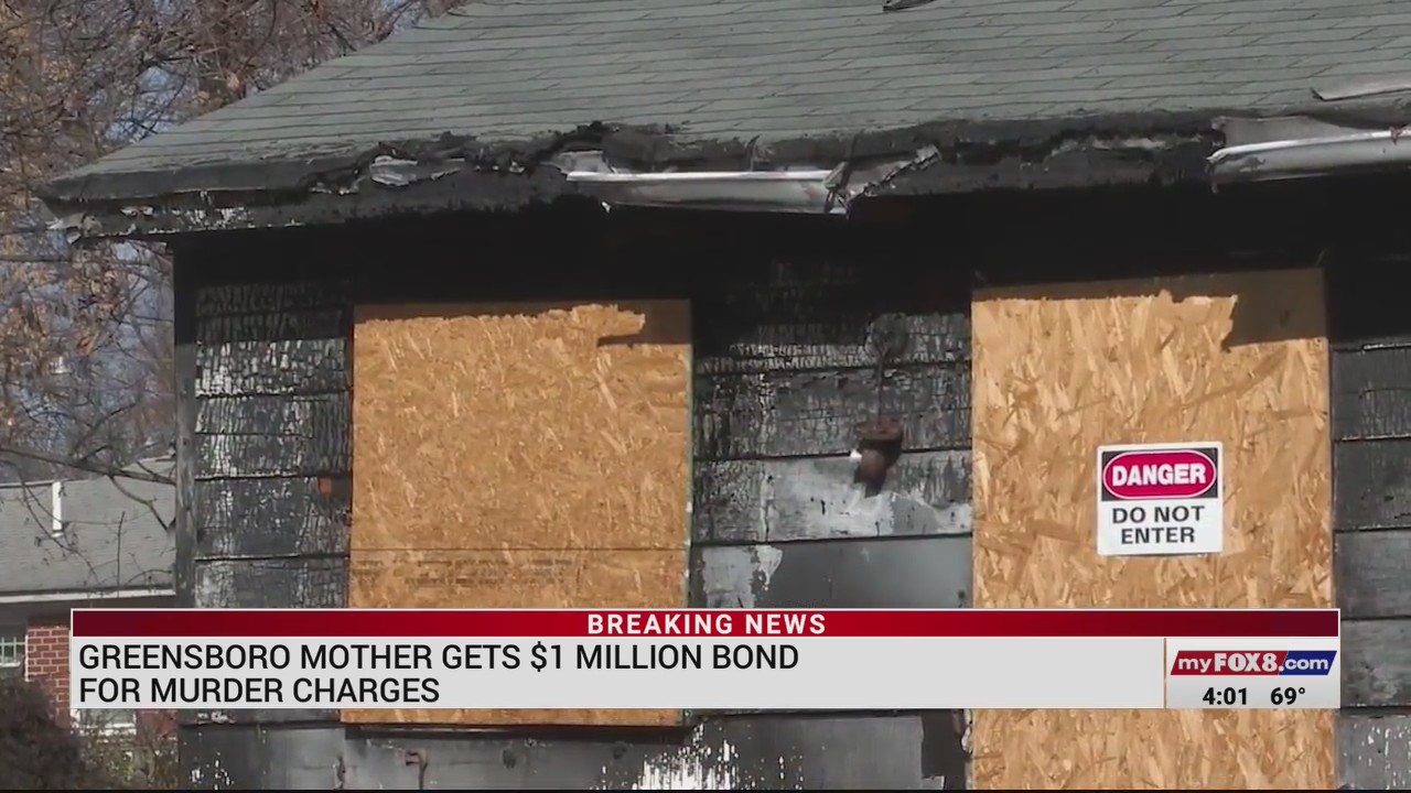 Greensboro mother gets $1 million bond for murder charges – FOX8 WGHP