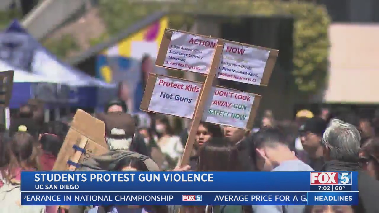 Students Protest Gun Violence – FOX 5 San Diego & KUSI News