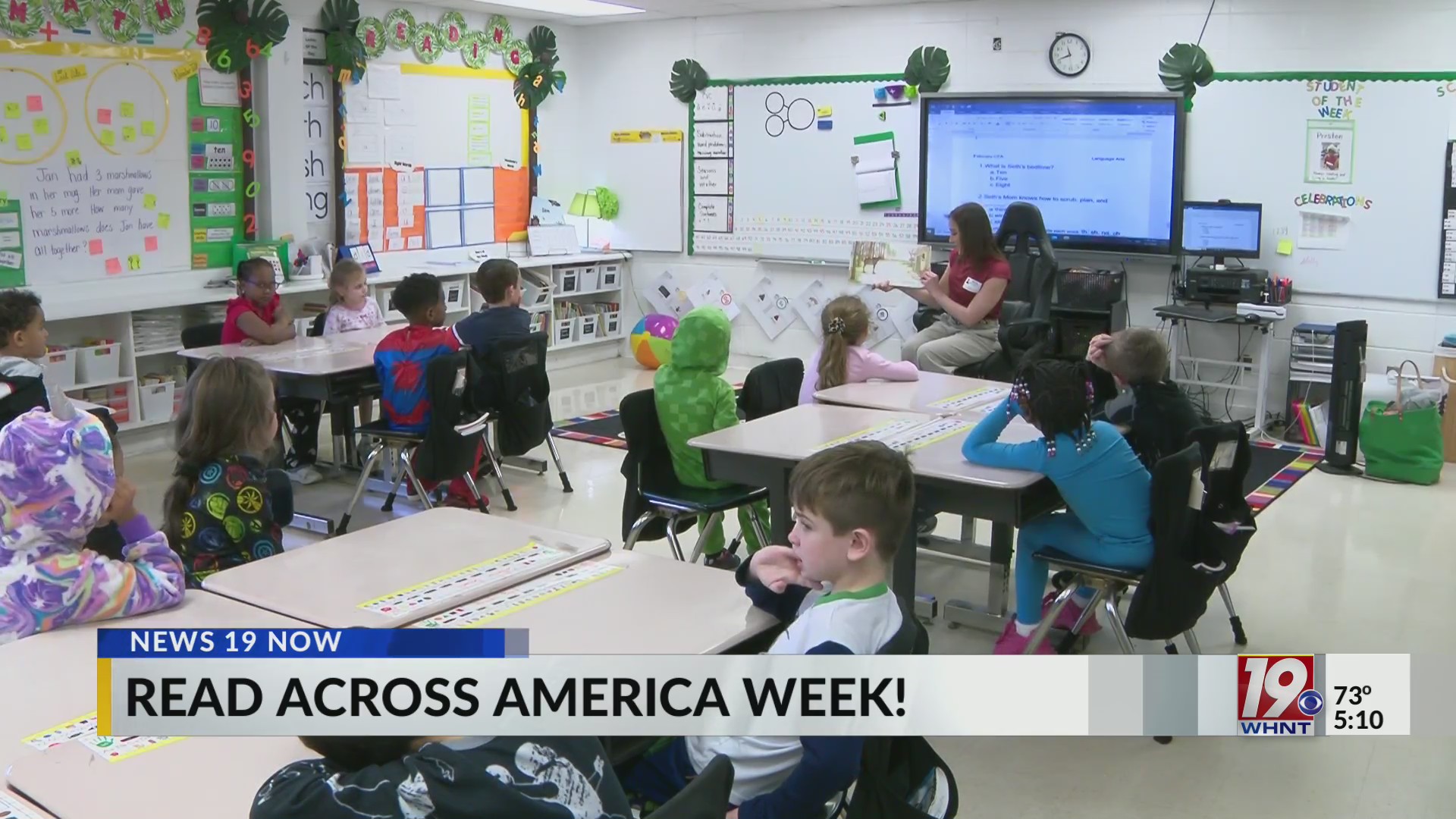 News 19’s Lauren Layton Visits Monrovia Elementary for Read Across ...