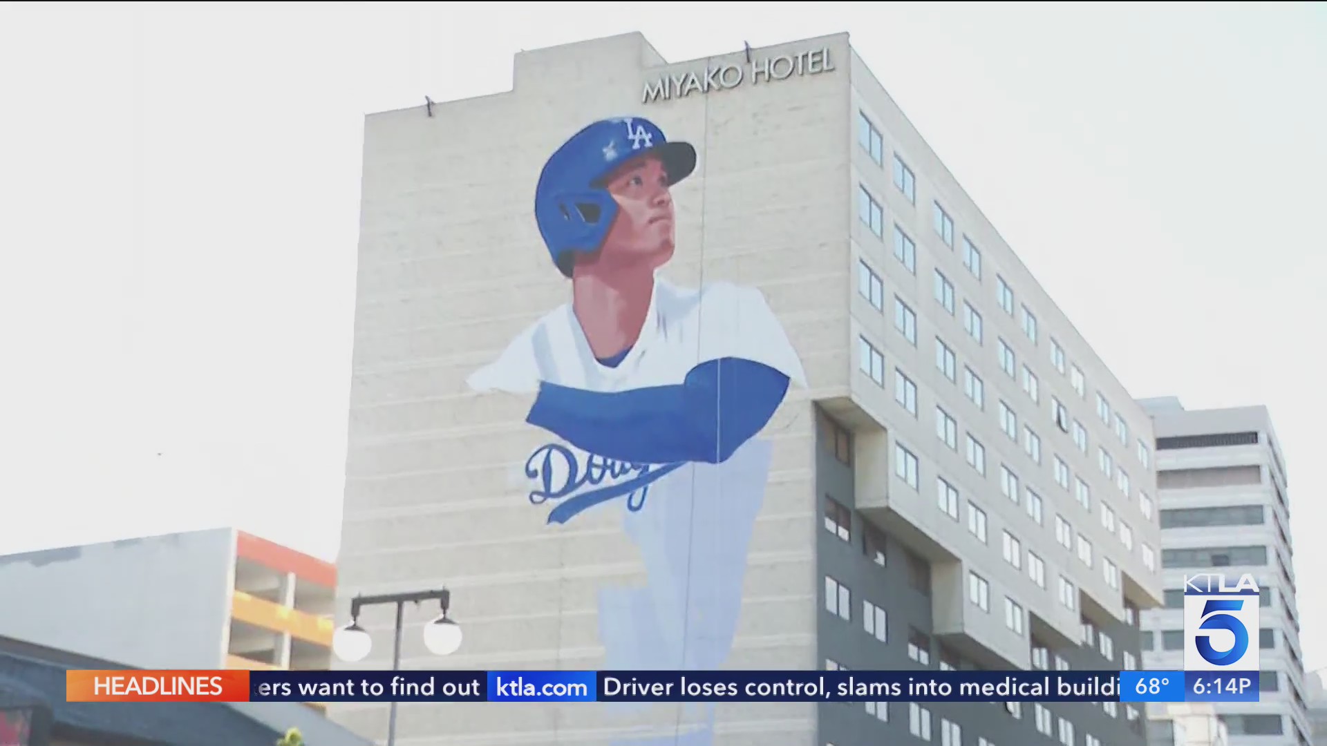 Mural of L.A. Dodgers’ Shohei Ohtani a hit in Little Tokyo – KTLA