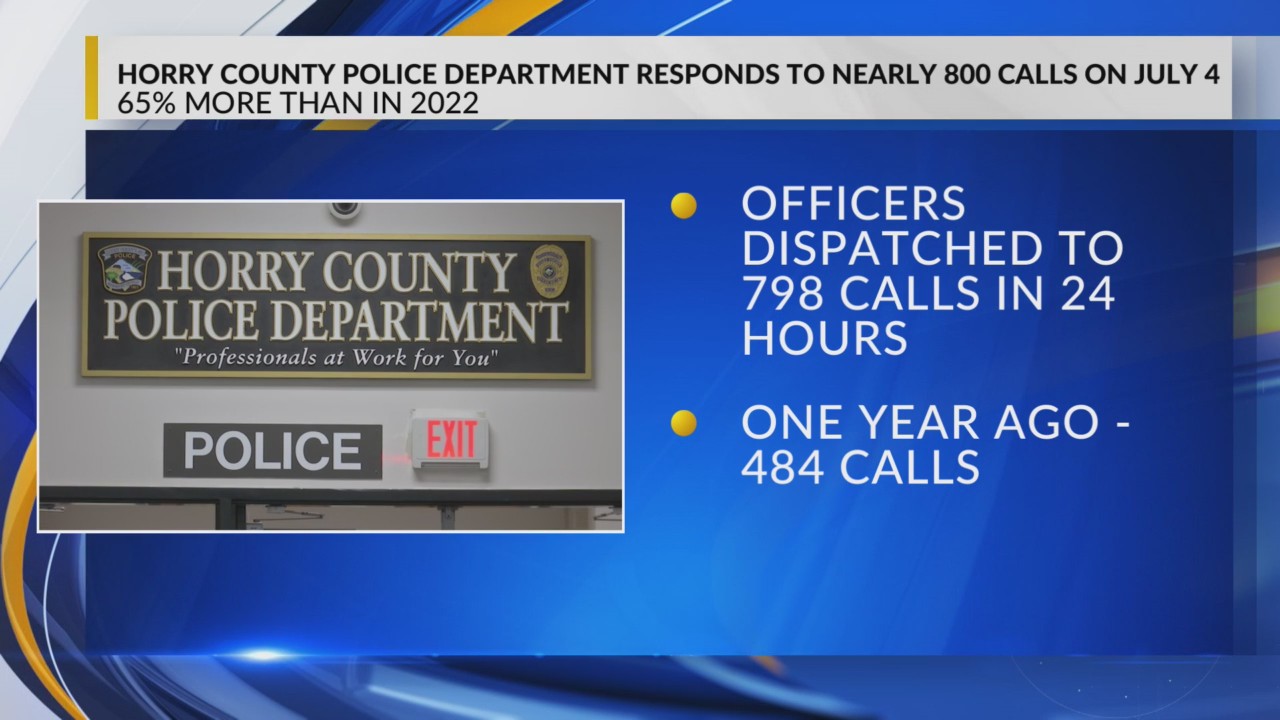 HCPD responds to nearly 800 calls on July 4 – WBTW