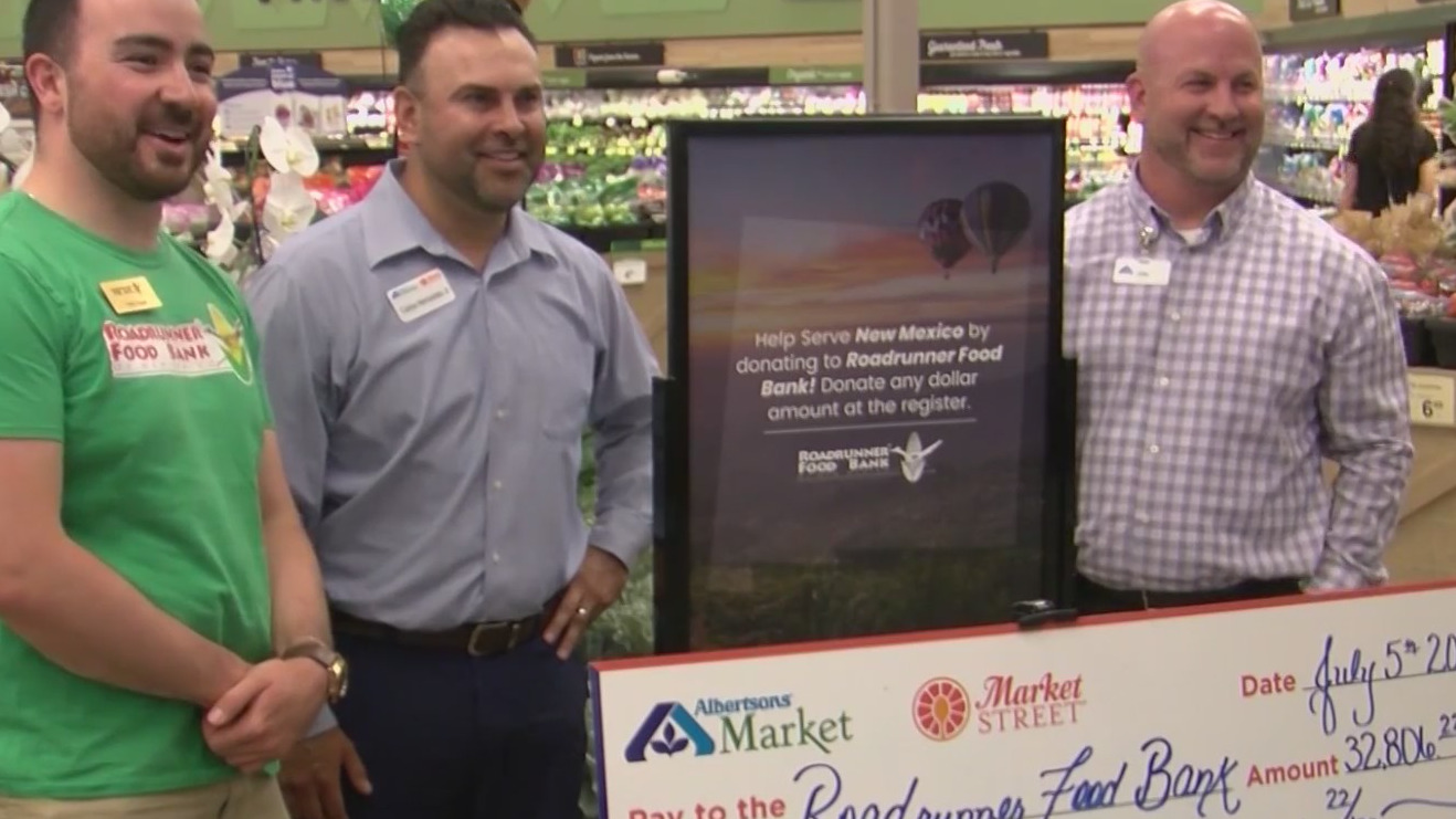 Albertsons raises thousands for Roadrunner Food Bank – KRQE NEWS 13 ...