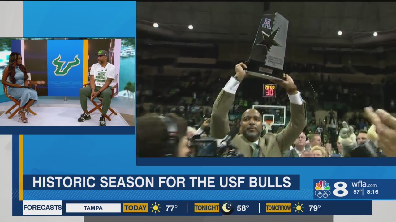USF Men’s Basketball Head Coach discusses historic regular season – WFLA