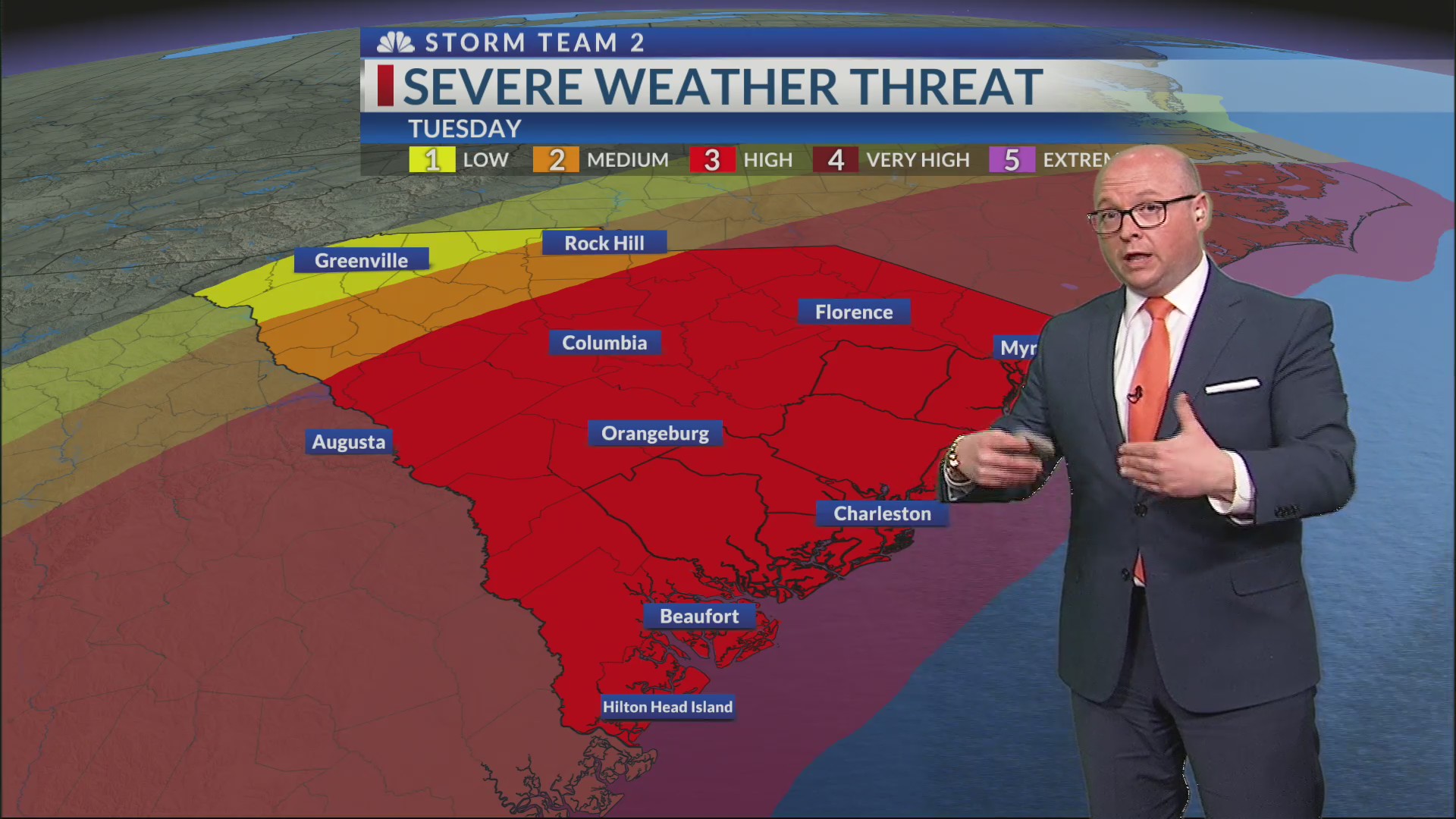 Severe weather to impact Charleston area Tuesday – WCBD News 2