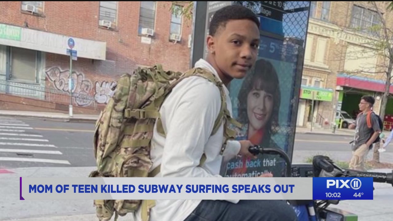 Mom of NYC teen killed subway surfing speaks out – PIX11
