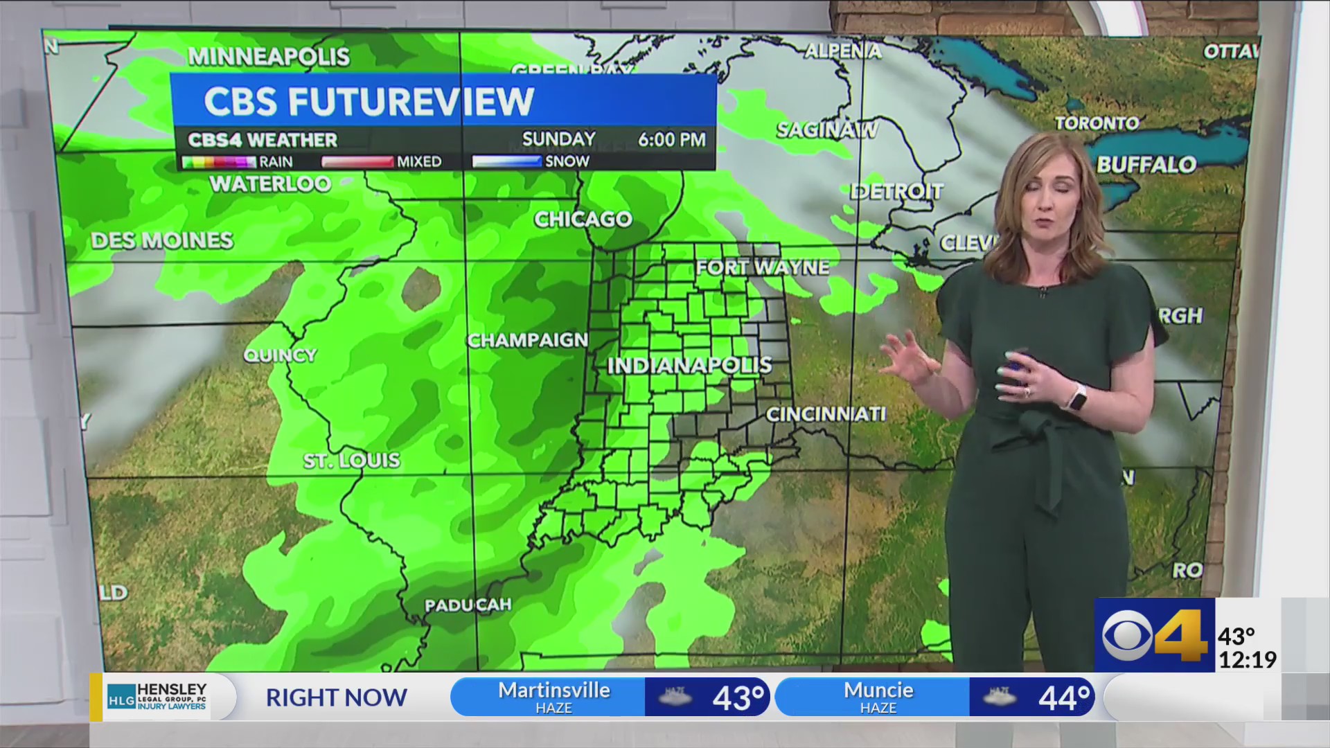 A warmer Saturday and a wet Sunday – WTTV CBS4Indy