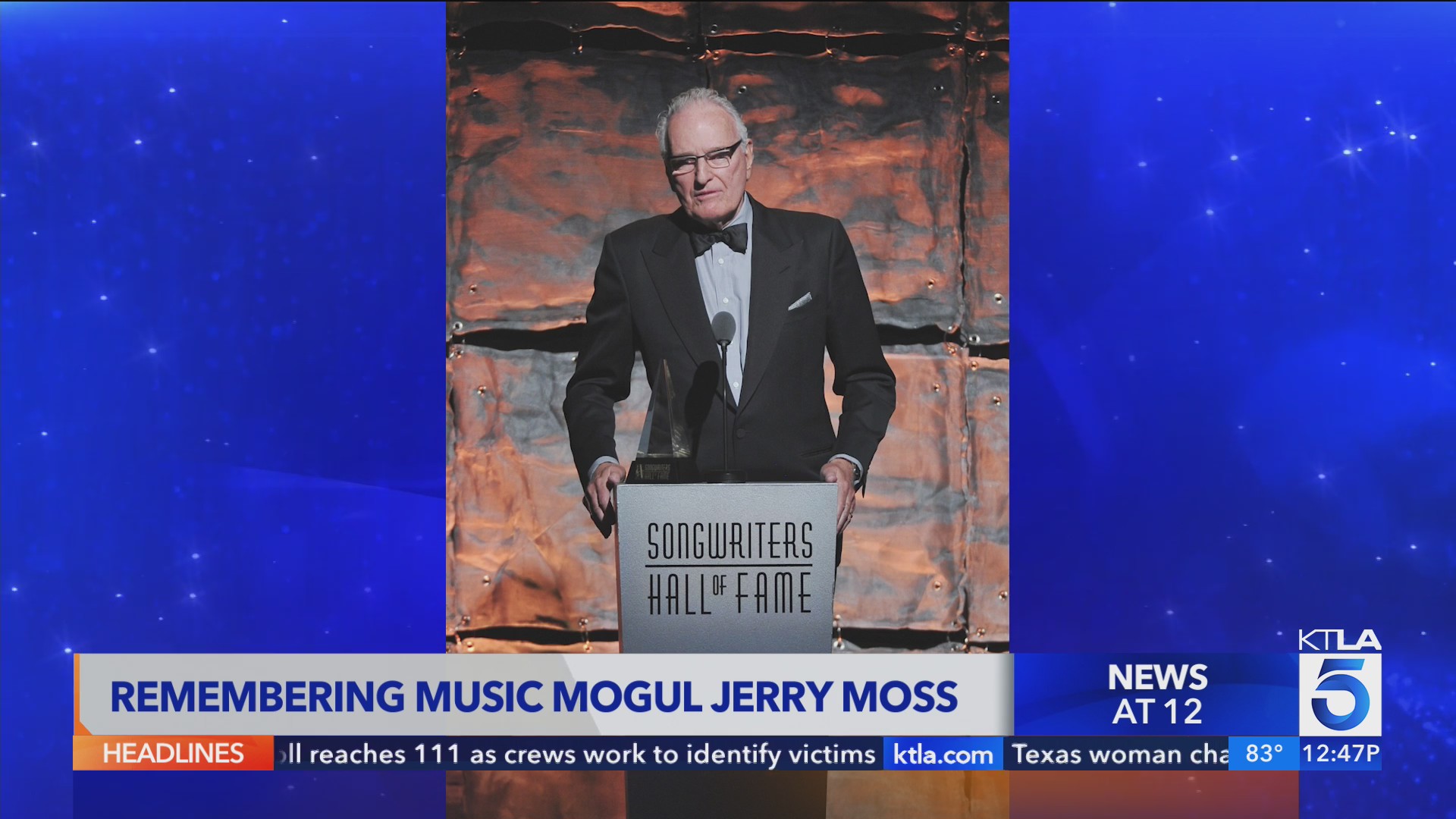 Jerry Moss, co-founder of A&M Records and Rock Hall of Fame member ...