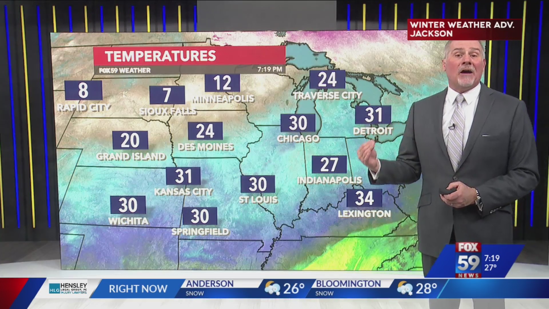 Biggest snow in more than two years tapers off before a brief shot of ...