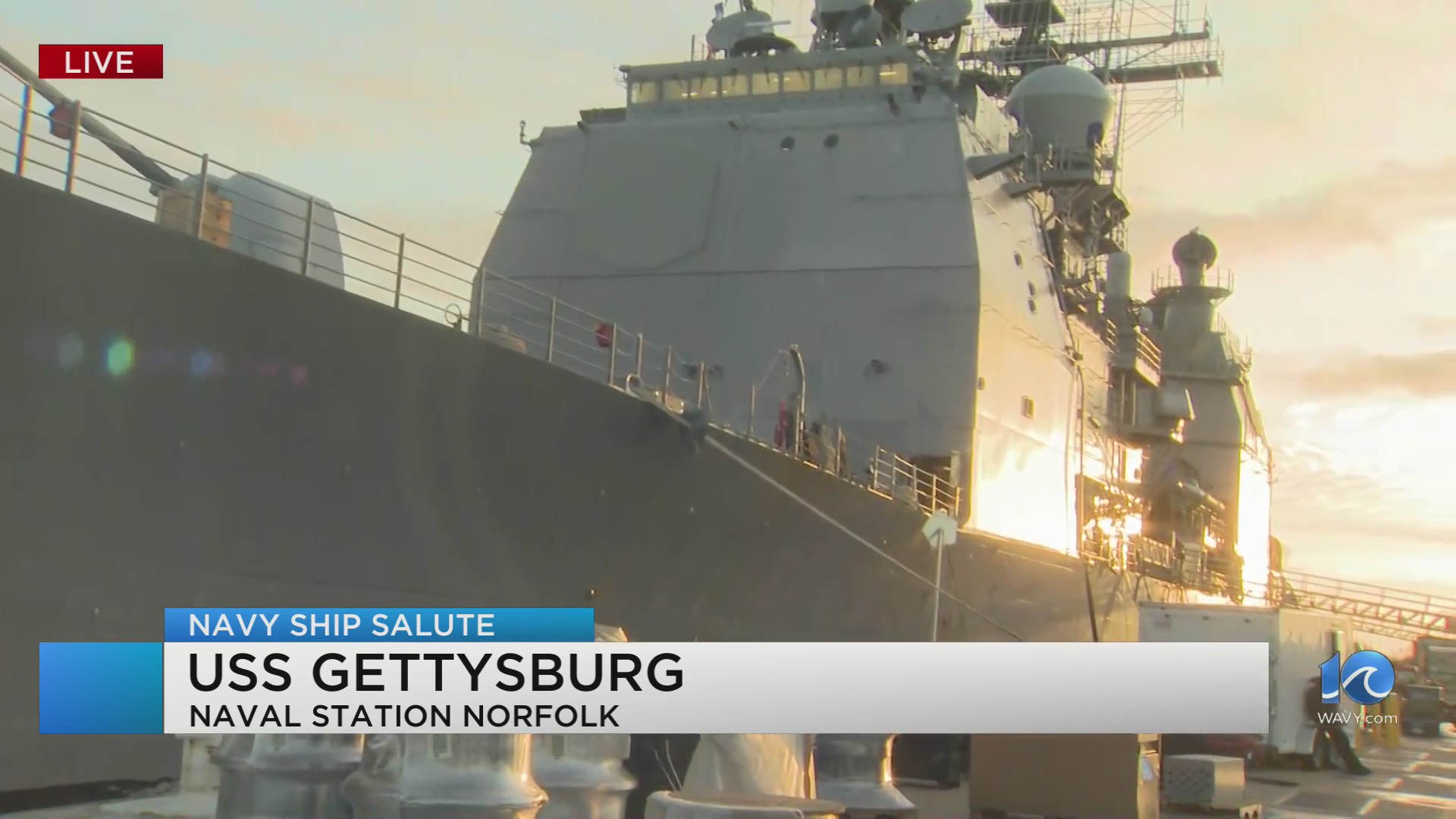 WAVY’s Navy Ship Salute: USS Gettysburg – WAVY.com