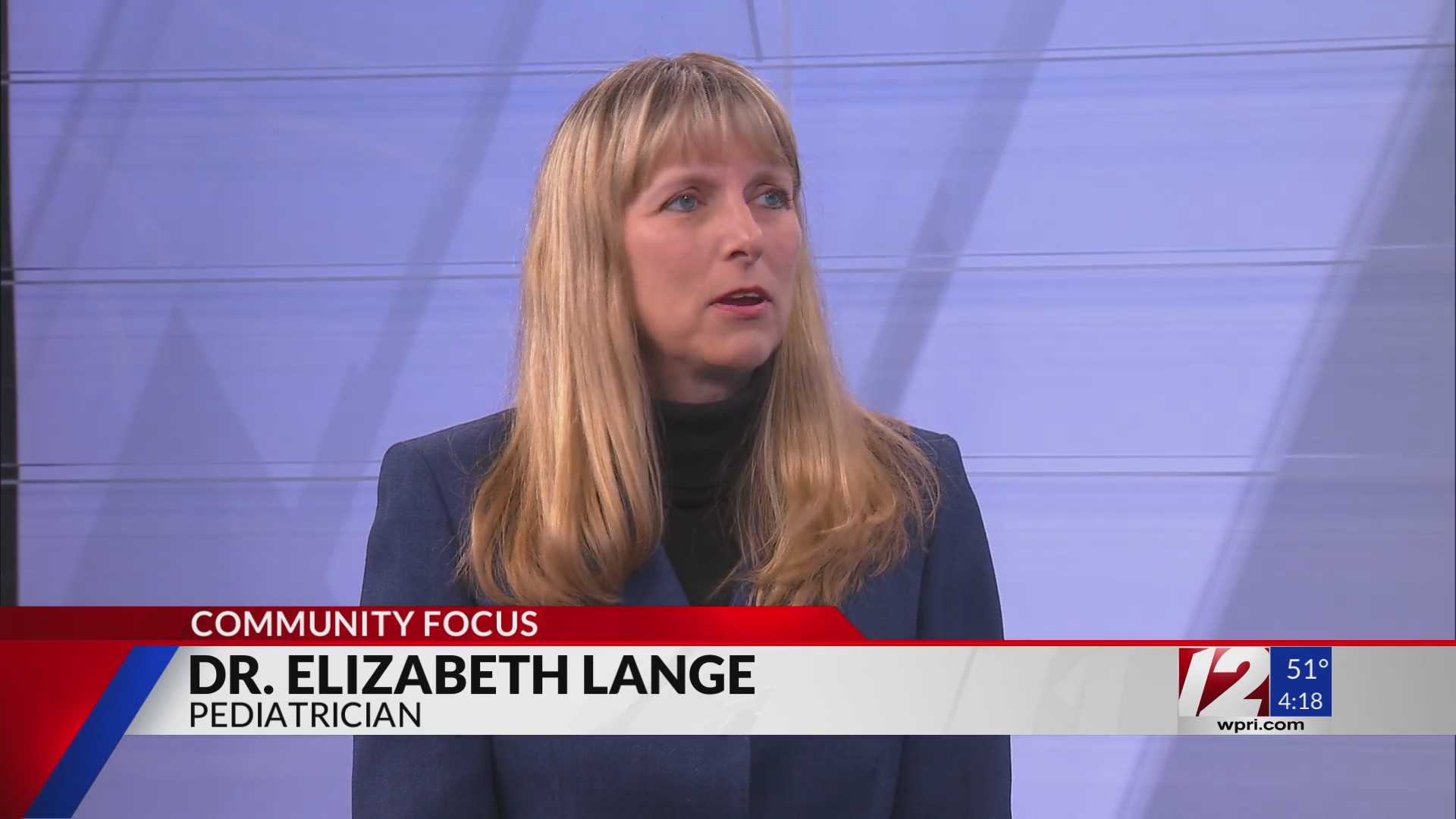 Community Focus: Dr. Elizabeth Lange – WPRI.com