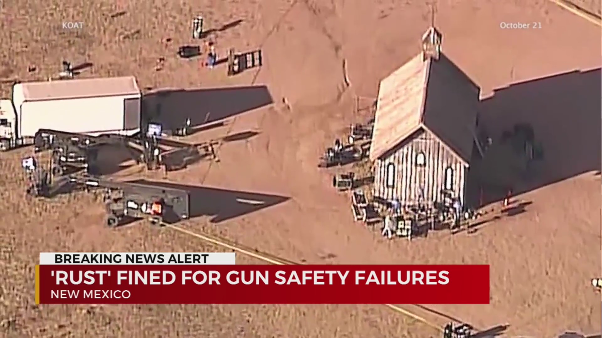 ‘Rust’ fined for gun safety failures – WKRN News 2