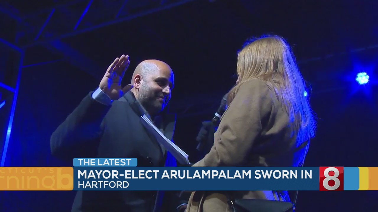 Arunan Arulampalam sworn in as Hartford mayor – WTNH.com