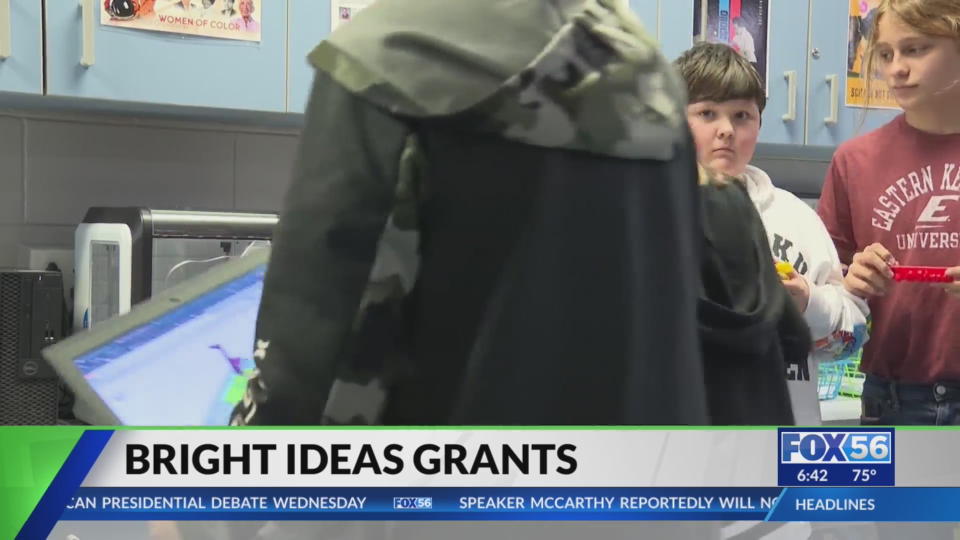 Winburn Middle School students win Bright Ideas Grant, fund 3D printer ...