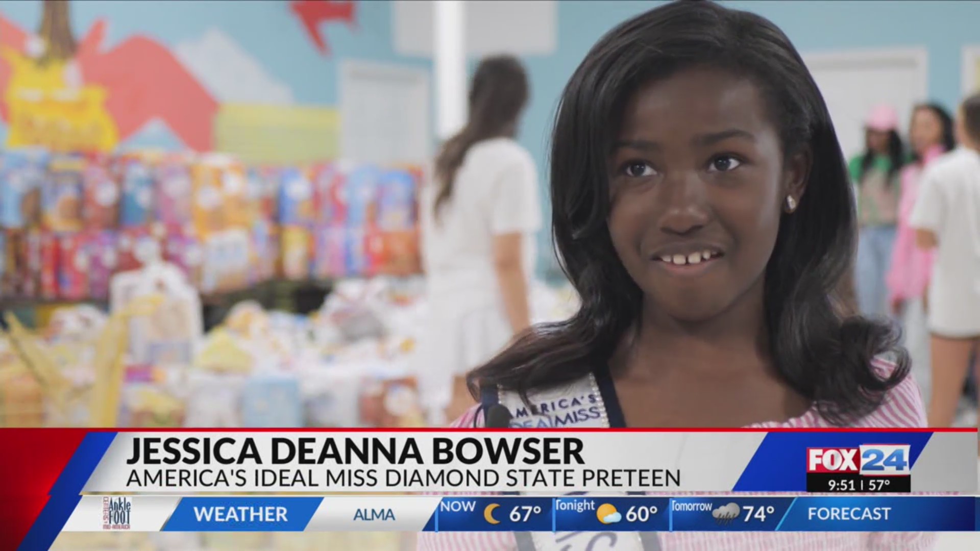 Miss Diamond State Preteen Jessica Deanna Bowser 2023 Cereal Drive ...