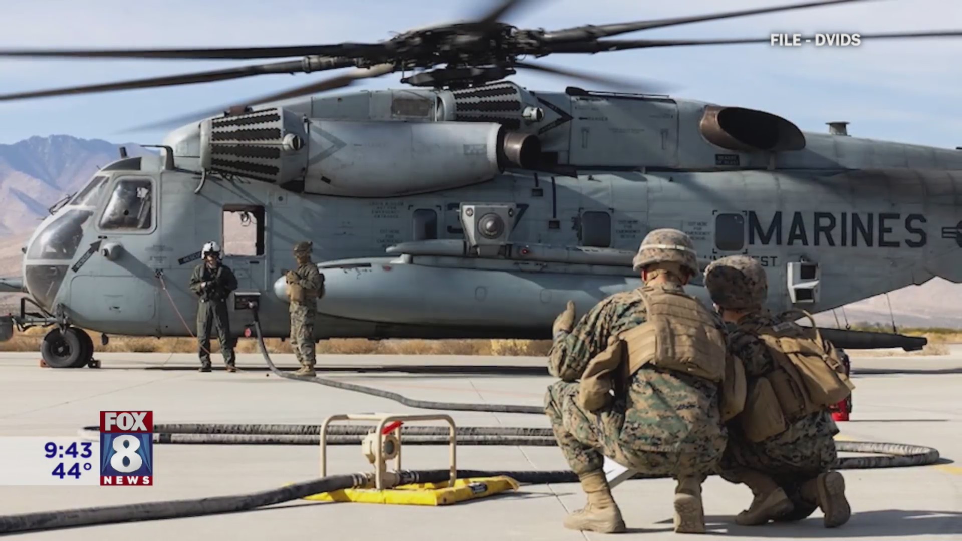 5 Marines confirmed dead after helicopter crash – Fox 8 Cleveland WJW