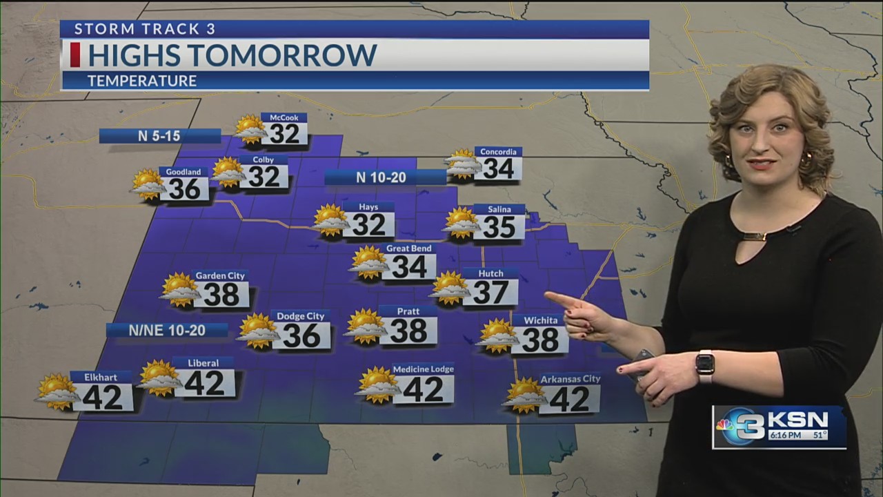 Saturday evening forecast for all of Kansas – KSN-TV