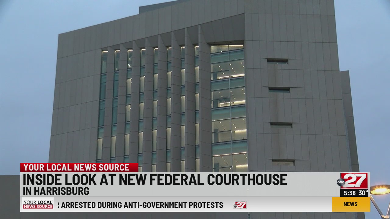 Inside look at new federal courthouse in Harrisburg – ABC27