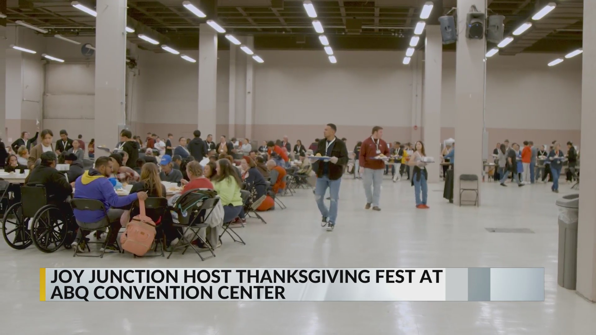 Joy Junction serves up Thanksgiving meals for the community at Albuquerque Convention Center ...
