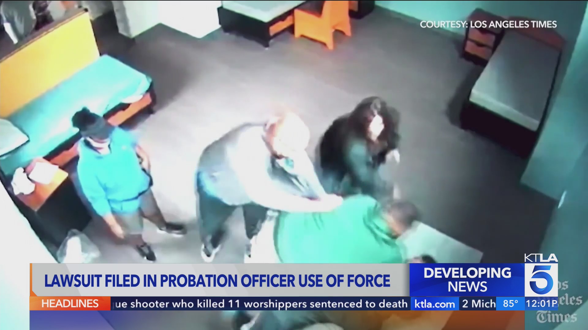 Lawsuit filed in probation officer use of force incident – KTLA