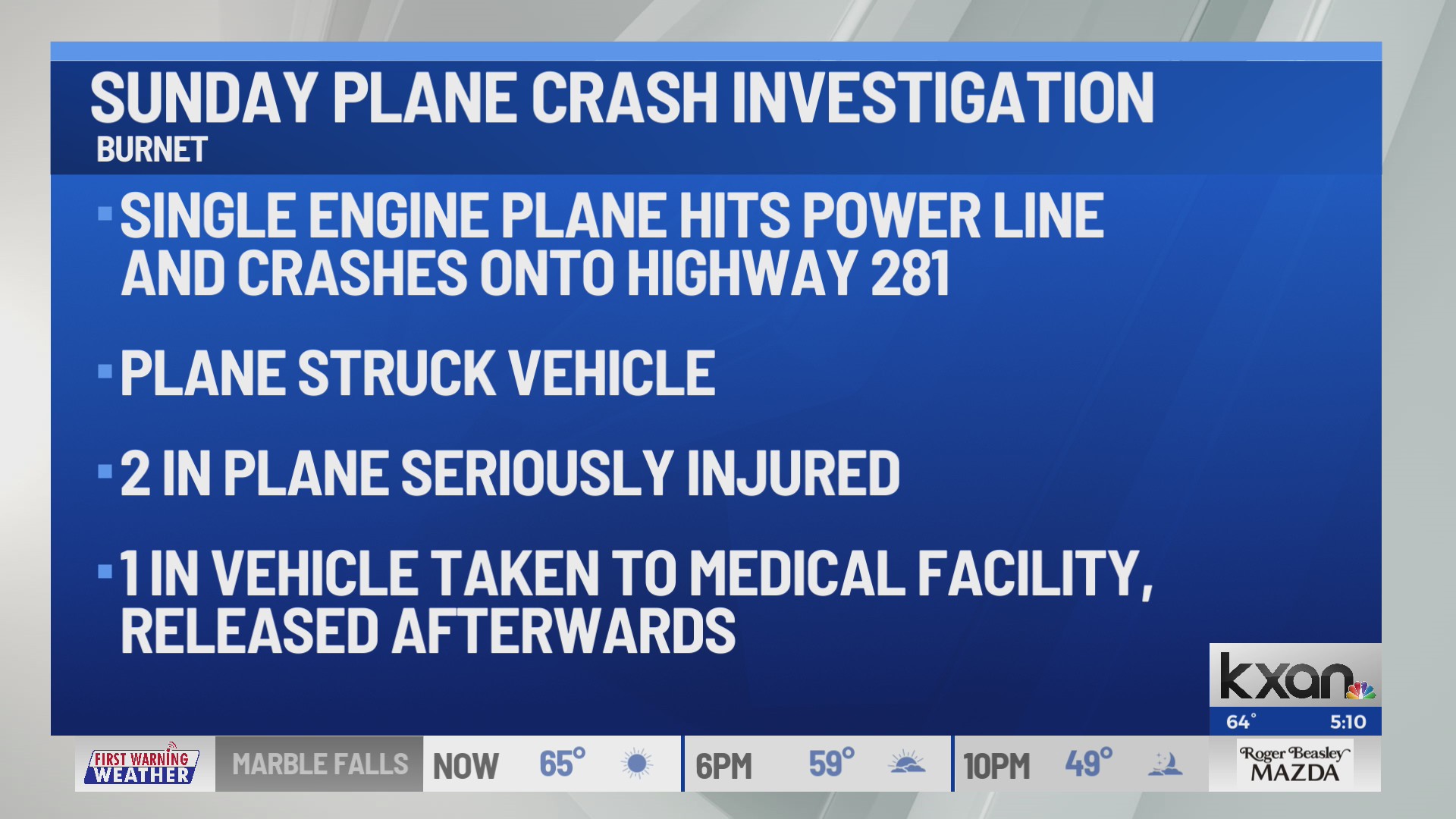 FAA, NTSB investigating after small plane hits power line, crashes in ...