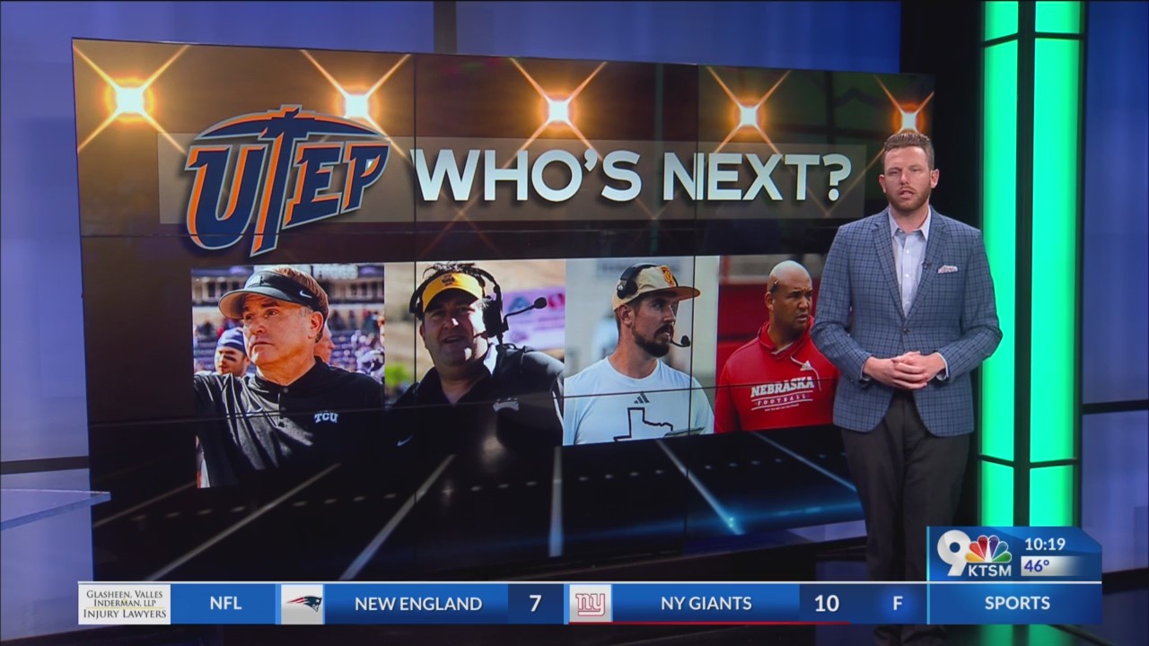 Potential UTEP coaching candidates 10 pm Sunday – KTSM 9 News
